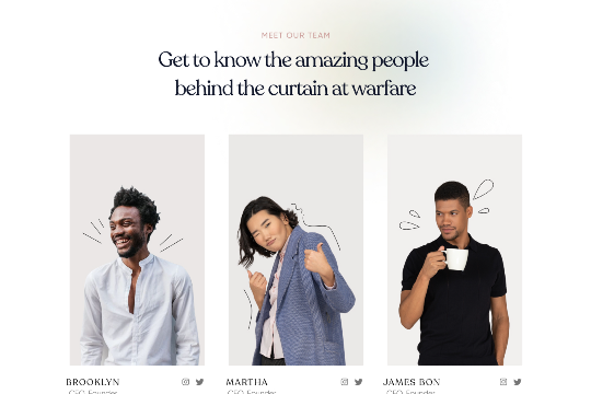 Team Component - Webflow